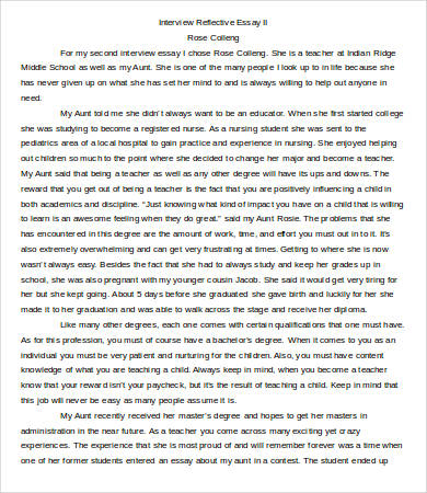 20+ Interview Essay Templates - PDF, DOC