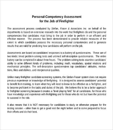 Competency Assessment Templates - 9+ Free Word, PDF Documents Download