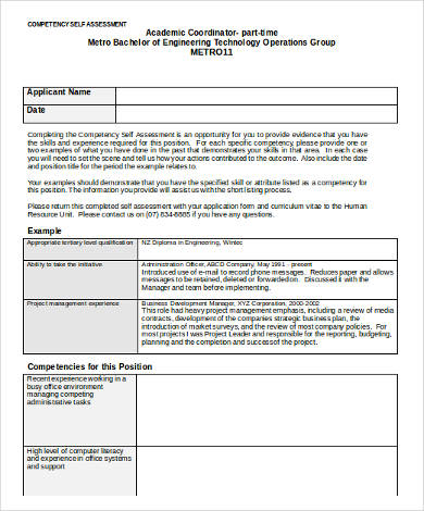 Competency Assessment Templates - 9+ Free Word, PDF Documents Download