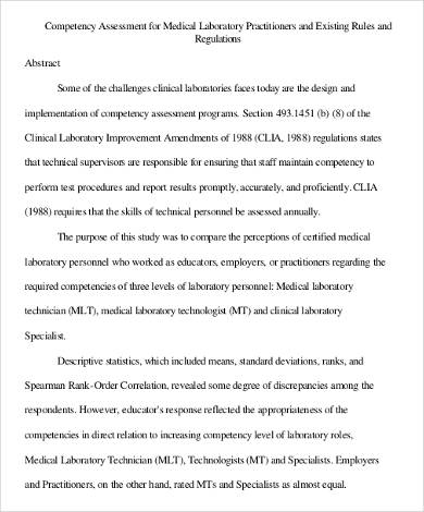 Competency Assessment Templates - 9+ Free Word, PDF Documents Download