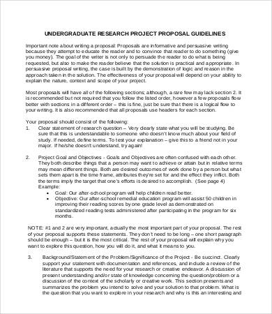 18+ Printable Research Proposal Samples - Word, PDF