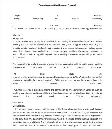 18+ Printable Research Proposal Samples - Word, PDF