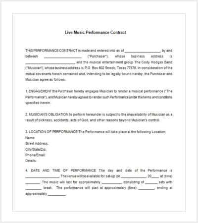 47+ Contract Templates - Word, Docs, Pages