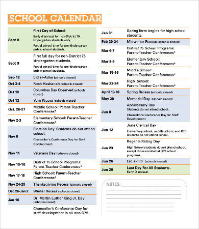 Student Schedule Template - 12+ Free PDF, Word Documents Download