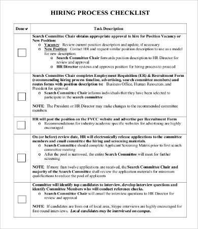 Process Checklist Template -10+ Free Word, PDF Documents Download