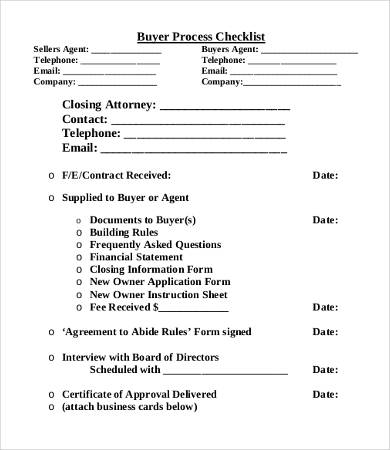 Process Checklist Template -10+ Free Word, PDF Documents Download