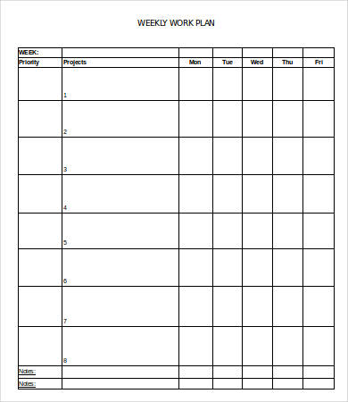 Excel Work Plan Template - 35+ Free Excel Documents Download