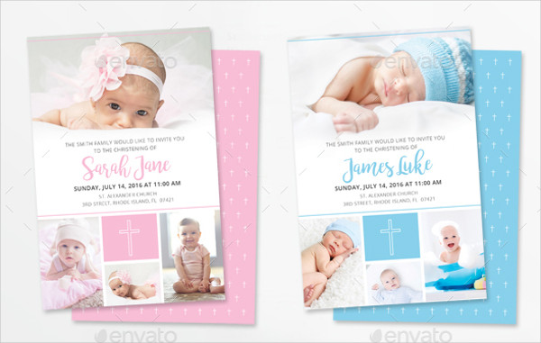 Printable Baptism Invitations Templates