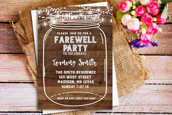 Blank Farewell Party Invitation Template Templates 2 Resume Examples 