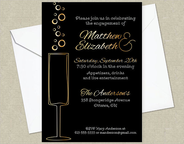 13 Cocktail Party Invitation Templates PSD Vector EPS AI Word