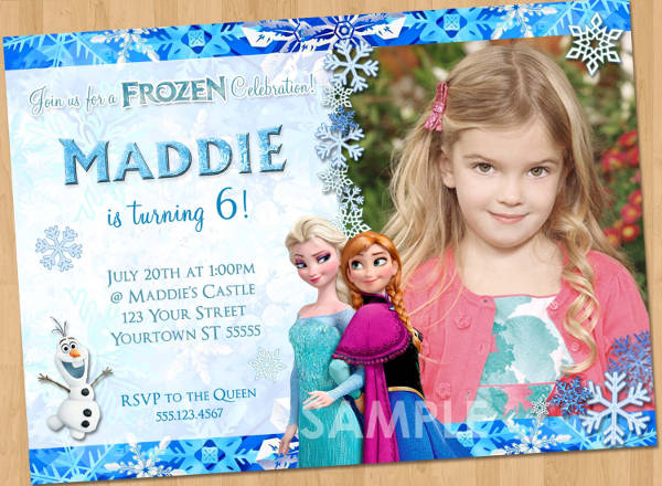 14+ Frozen Invitation Templates - Word, PSD, AI