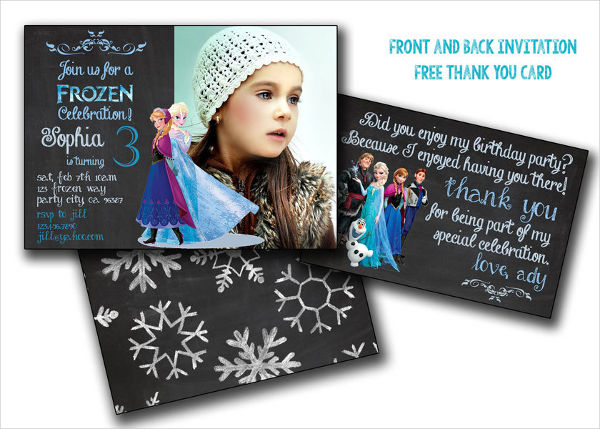 14+ Frozen Invitation Templates - Word, PSD, AI