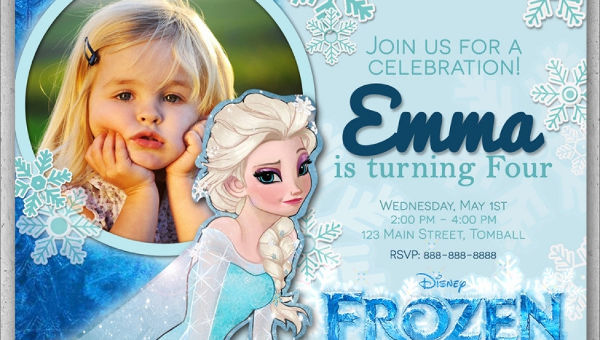 Editable Birthday Template Instant Download Elsa Party Snowflake Editable Birthday Template Instant Download Elsa Party Snowflake