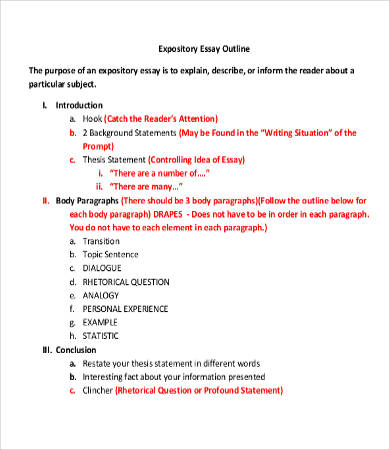 Expository Essay Template - 9+ Free Word, PDF Documents Download