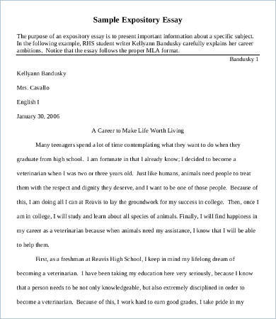 Expository Essay Template - 9+ Free Word, PDF Documents Download