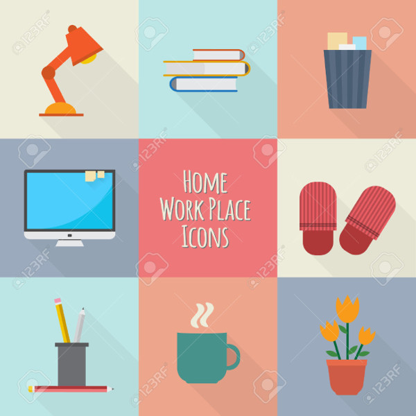 9 Sets of Workspace Icons - Free PSD, Eps, Vector, JPG Format Download