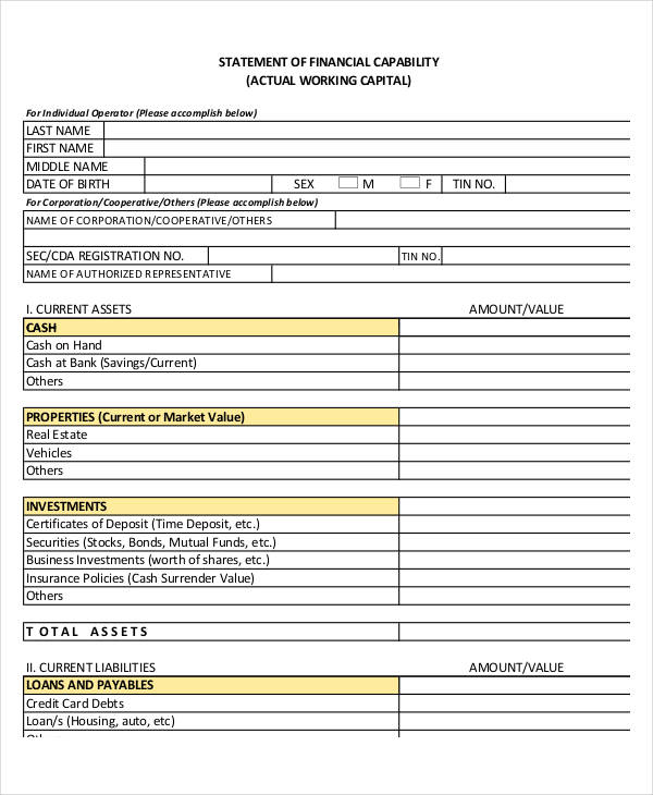 14+ Capability Statement Template - Word, PDF, Google Docs, Apple Pages