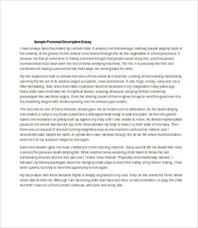 Descriptive Essay – 6+ Free Samples, Examples, Format Download