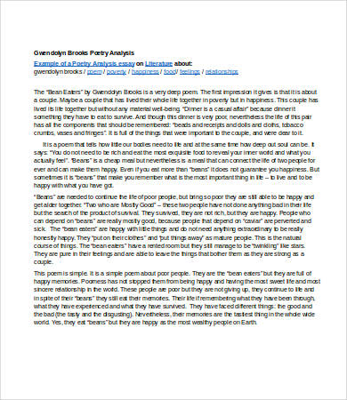 Analysis Essay Template - 11+ Free Sample, Example, Format