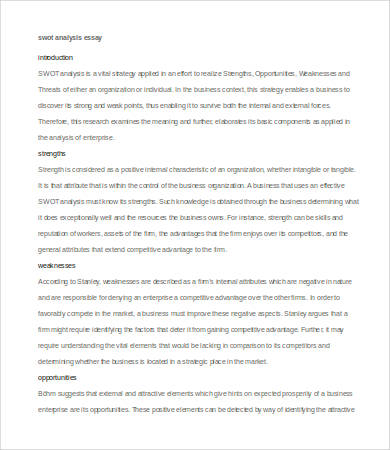 Analysis Essay Template - 11+ Free Sample, Example, Format