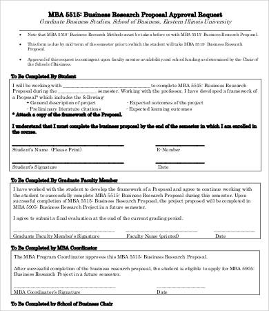 18+ Printable Research Proposal Samples - Word, PDF