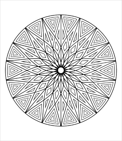 Geometric Coloring Page - 9+ Free PDF, JPG Format Download