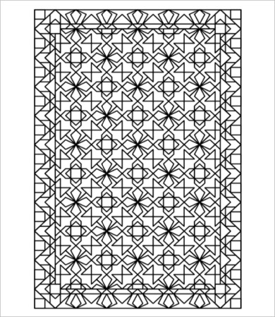 Geometric Coloring Page - 9+ Free PDF, JPG Format Download