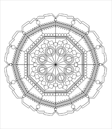 Geometric Coloring Page - 9+ Free PDF, JPG Format Download