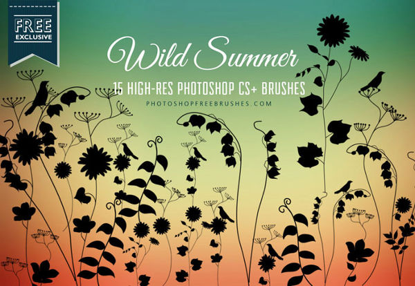 10+ High Res Grass Brushes - PSD, AI