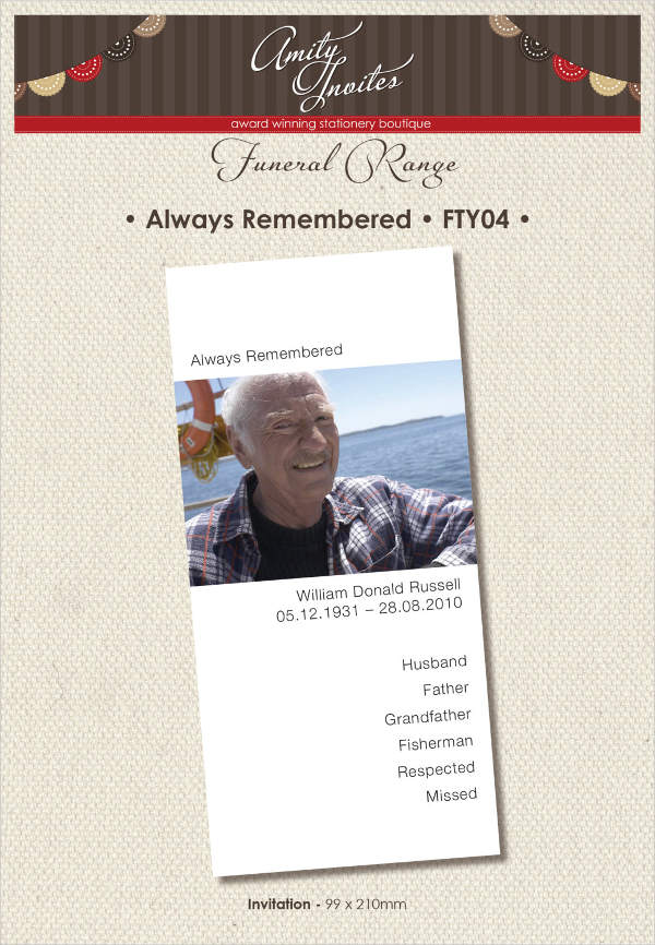 6 Bereavement Thank You Cards PSD EPS