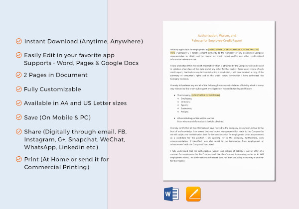 16+ Best Free Credit Report Templates - Free Word, PDF, Docs