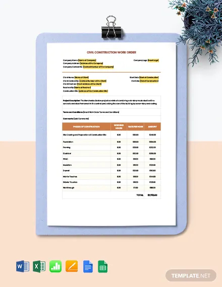 Construction Checklist Template - 45+ Free Word, PDF Documents Download