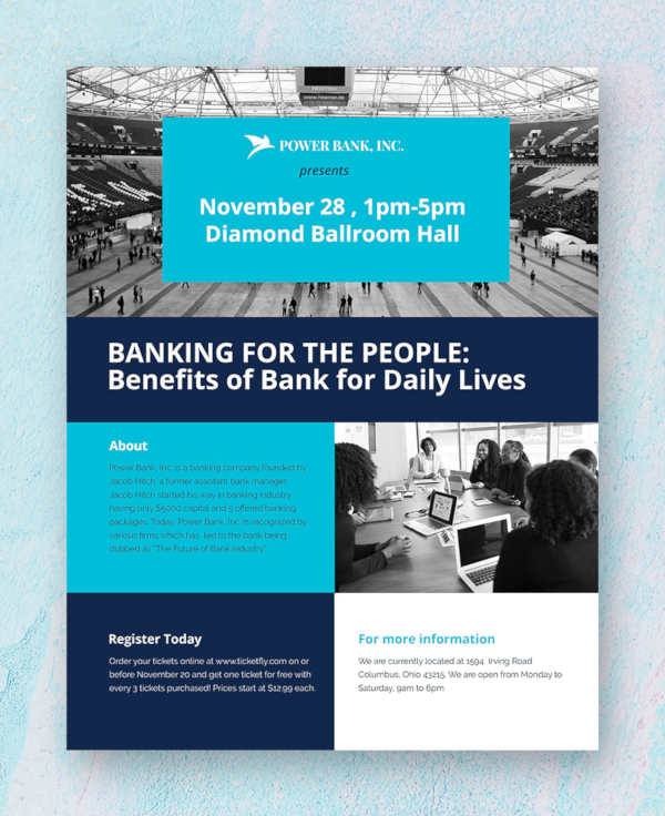 14 Best Conference Flyer Designs PSD AI InDesign