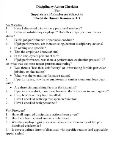 Disciplinary Action Form - 21+ Free Word, PDF Documents Download