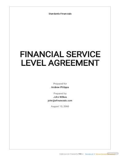 FREE 34+ Sample Service Level Agreement Templates in MS Word | PDF ...