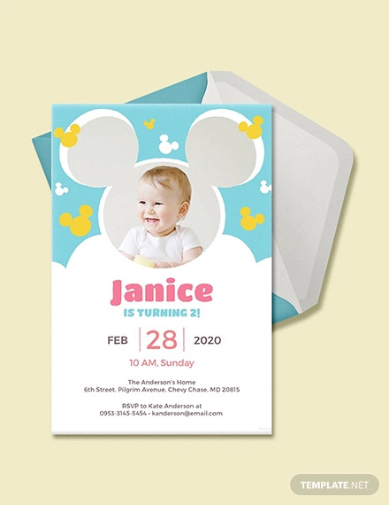 11+ Disney Invitation Designs & Templates - PSD, AI