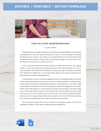 20+ Interview Essay Templates - PDF, DOC