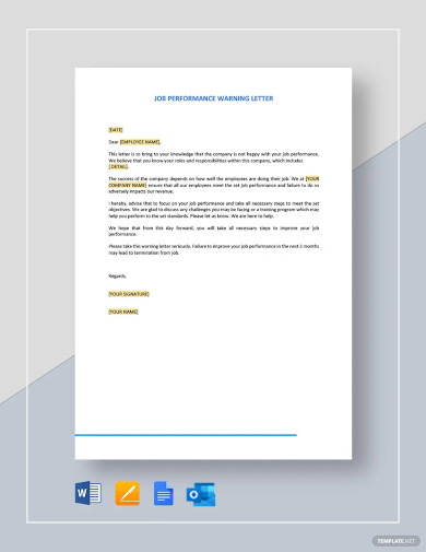 42+ Printable Written Warning Templates - PDF, Google Docs, MS Word ...