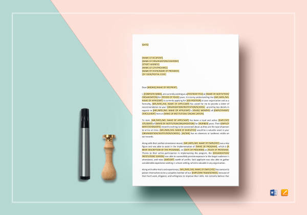 Letter of Reference - 13+ Free Sample, Example, Format