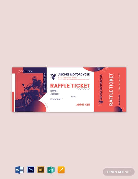 15+ Raffle Tickets - PSD, AI, EPS
