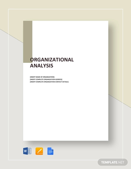 Organizational Analysis Template - 10+ Free Sample, Example, Format