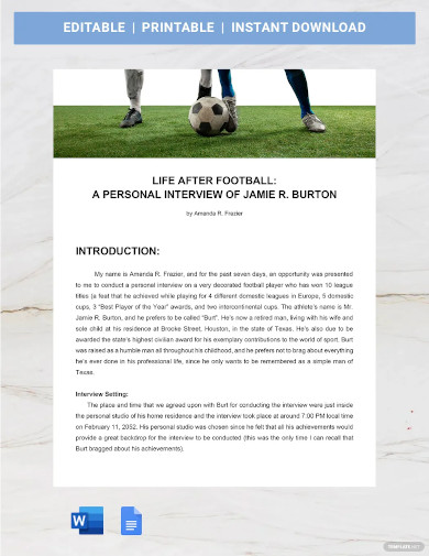 20+ Interview Essay Templates - PDF, DOC