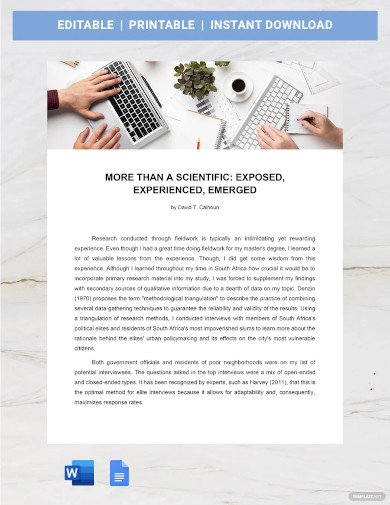 Reflective Essay Template - 18+ Free Word, PDF Documents Download