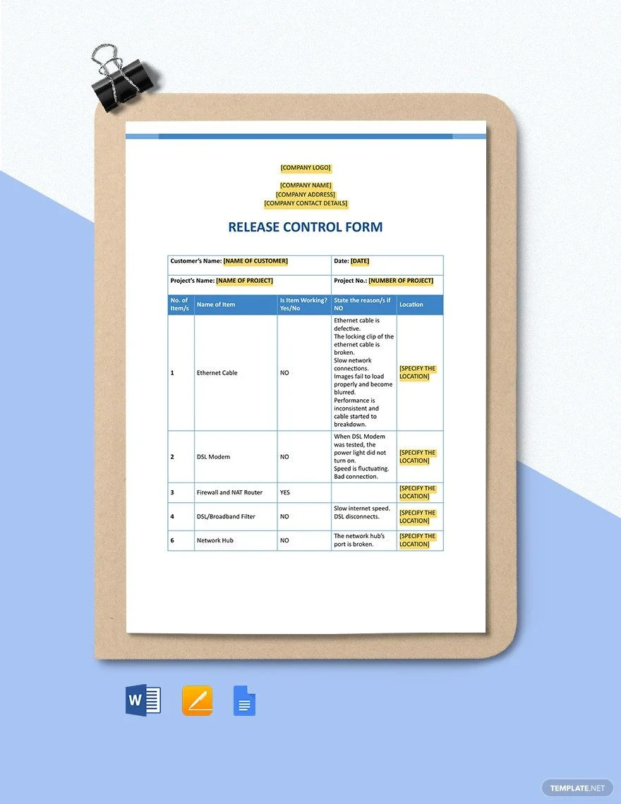 Release Form Template - 10+ Free Sample, Example, Format