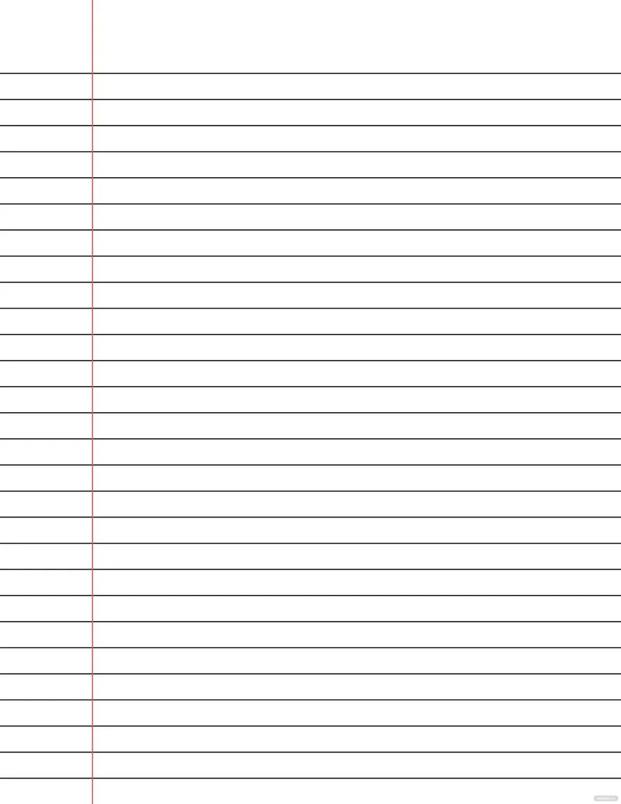 College Ruled Paper - Free 9+ PDF Documents Download