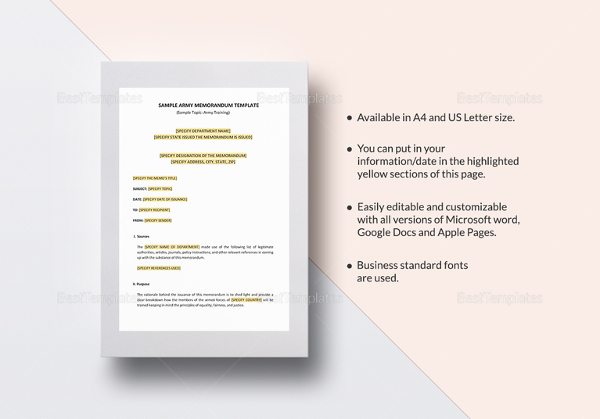 Memorandum Format - 21+ Free Word, PDF Documents Download
