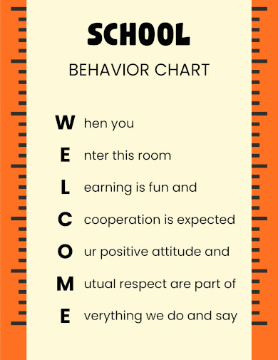 13+ Free Printable Behavior Charts in PSD | Illustrator | Word | PDF