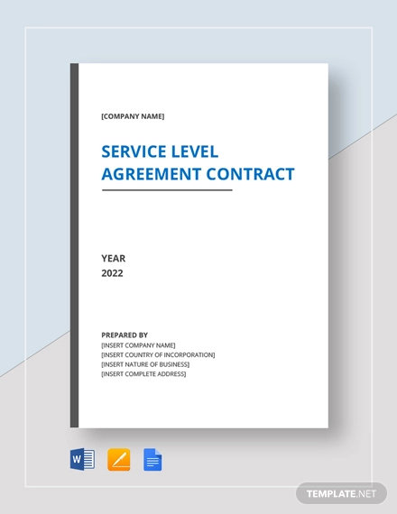 FREE 34+ Sample Service Level Agreement Templates in MS Word | PDF ...