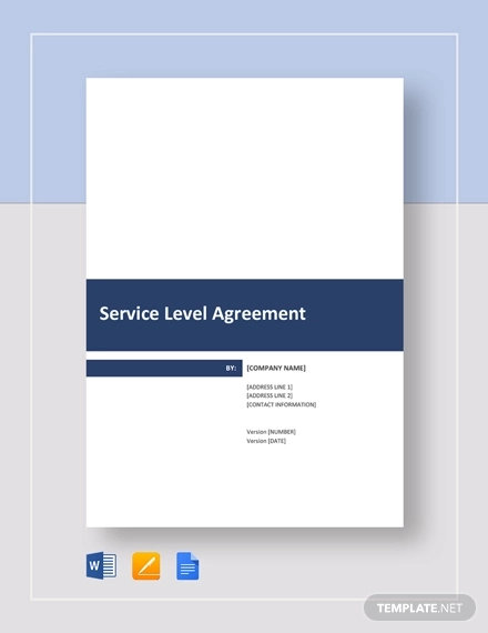 FREE 34+ Sample Service Level Agreement Templates in MS Word | PDF ...
