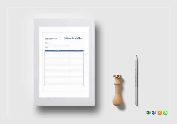 Training Sign In Sheet Template - 16+ Free Word, PDF Documents Download